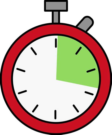 Colorful Flat Style Timer Clock Icon 24179929 Vector Art At Vecteezy