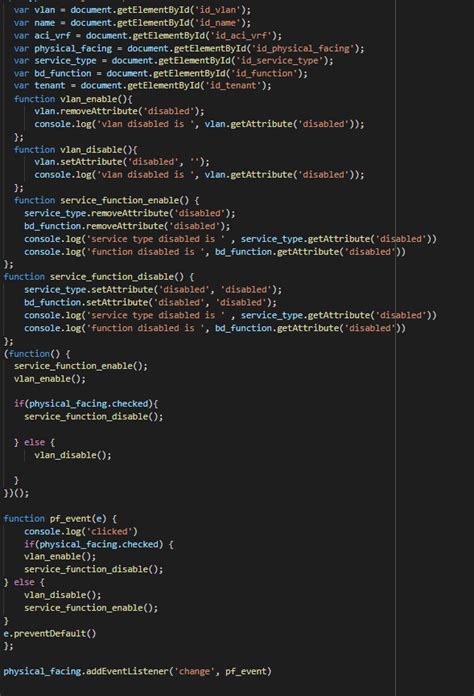Javascript Is Unable To Disable The Dynamicmodelform Field · Issue