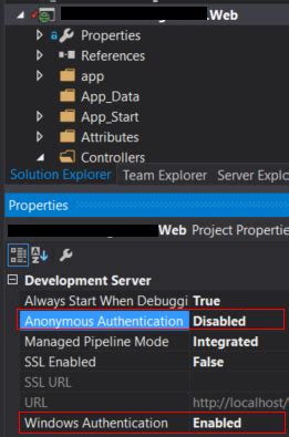 C Windows Authentication Not Working Asp Net Mvc Showing Null Stack Overflow