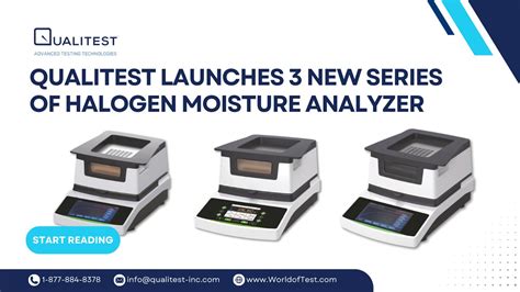 Qualitest Launches 3 New Series Of Halogen Moisture Analyzer