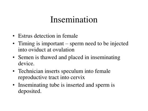 Ppt Artificial Insemination Powerpoint Presentation Id