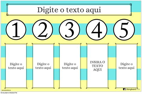 Modelo de Pôster de Colunas Storyboard por pt examples