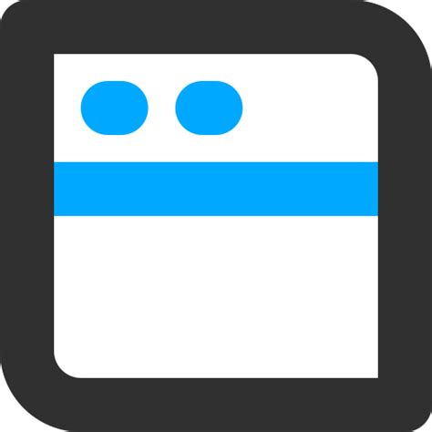 Browser Window Generic Color Outline Icon
