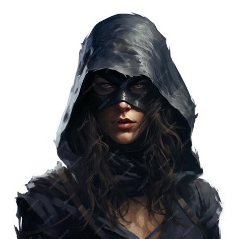 Premium Ai Image The Mysterious Shadow Kaya Scodelario As A Hooded