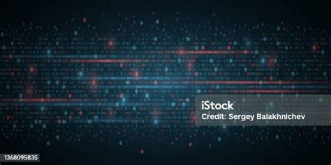 Technology Background Of Binary Code Software Code Random 0 And 1
