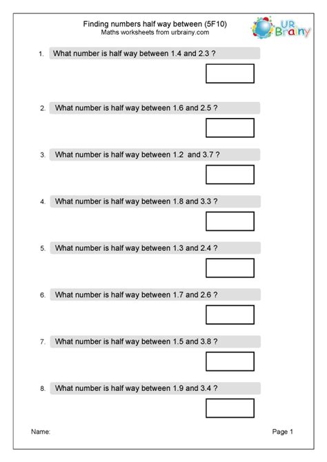 how to find the number halfway between two numbers ei