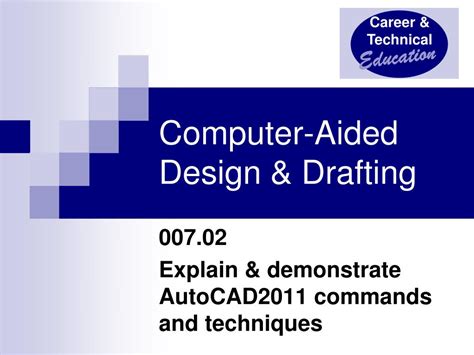 Ppt Computer Aided Design And Drafting Powerpoint Presentation Id6174768