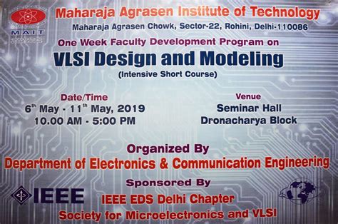 Faculty Development Program On Vlsi Design And Modeling Intensive