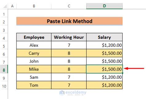 How To Link Cells In Same Excel Worksheet 4 Quick Ways Exceldemy