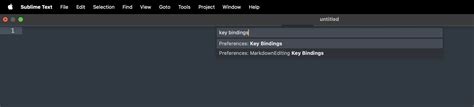 Sublimetext Sublime Text 3 On Macos Editing Package Keybindings