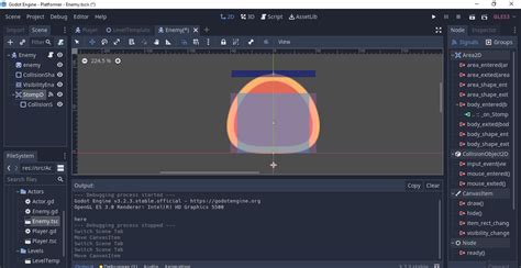 why is a sprite setting off hitbox collision r godot