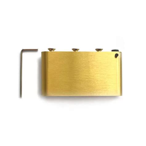 Solid Brass Strat Block Full Block Upgrade Push In Tremolo