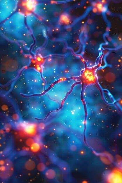 Premium Photo Abstract Image Depicting Neural Network Connections