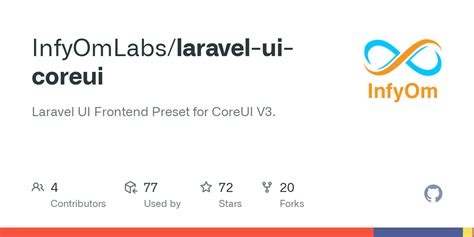 GitHub InfyOmLabs Laravel Ui Coreui Laravel UI Frontend Preset For CoreUI V3