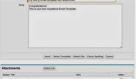 Example Of Visualforce Email Template In Salesforce Salesforce Williamson