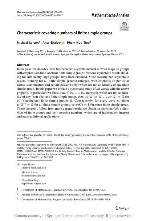 characteristic covering numbers of finite simple groups request pdf