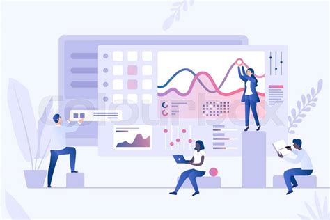 Data Analysis Concept Vector Template Infographics Statist Colourbox