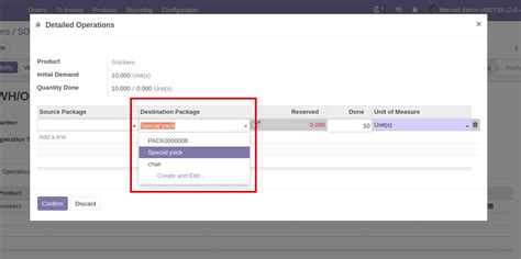 Packages In Odoo V