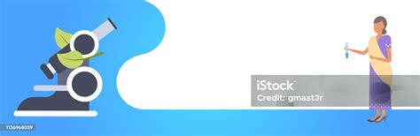 인도 여성 과학자 지주 테스트 튜브 화학 교사 학교 노동자 레이디 전통 옷 사리 여성 만화 캐릭터 전체 길이 평면 수평 개념에 대한 스톡 벡터 아트 및 기타 이미지 Istock