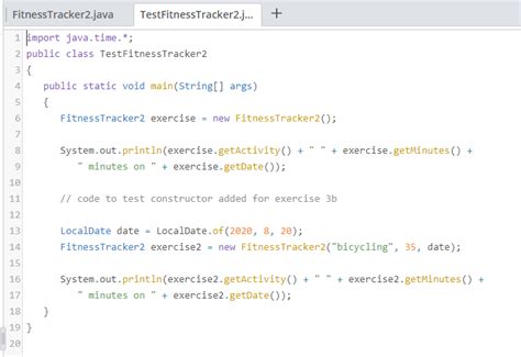 Solved Modify The Fitnesstracker Class So That The