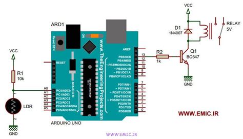 Photocell With Arduino Emic اِمیک آموزش الکترونیک و میکروکنترلر