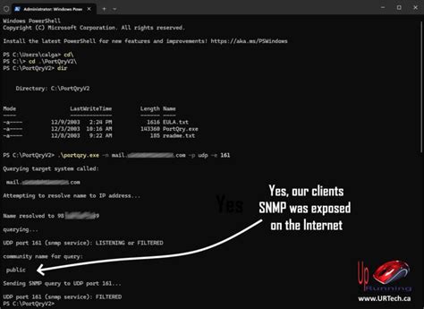 solved should snmp be open on the internet and how to test up