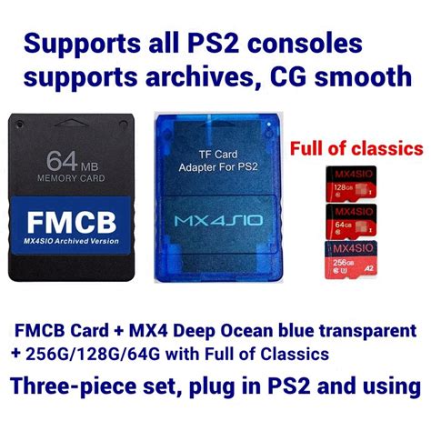 memory card ps2 free mcboot games mx4sio sio2sd sd tf card adapter ps2