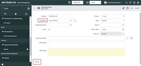 Configuring The ServiceNow Agent V