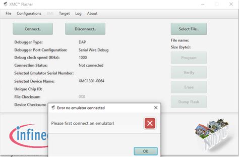 solved xmc flasher does not recognized xmc link infineon developer