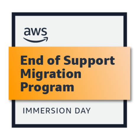 End Of Support Migration Program Emp Immersion Day Participant Credly
