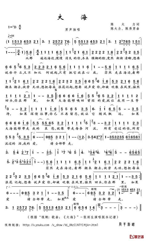 张雨生《大海简谱》
