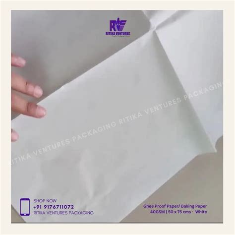 Baking Paper Sheet At Rs 1800 Ream New Items In Bengaluru Id