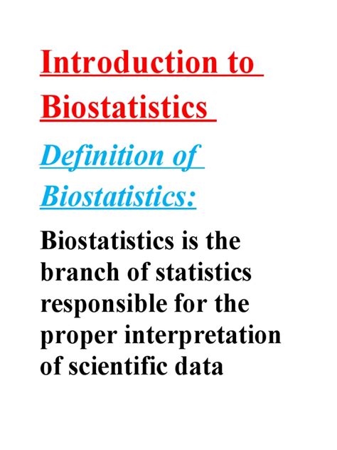 Bio Statistics Of First Semester Pdf Dependent And Independent Variables Histogram