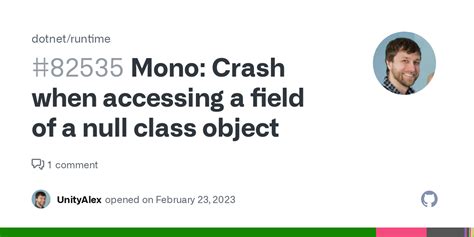 Mono Crash When Accessing A Field Of A Null Class Object · Issue