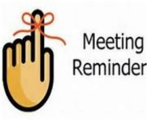 Meeting Reminder Clipart Enhance Engagement With Visual Cues