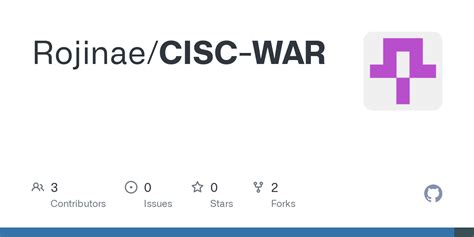 GitHub Rojinae CISC WAR
