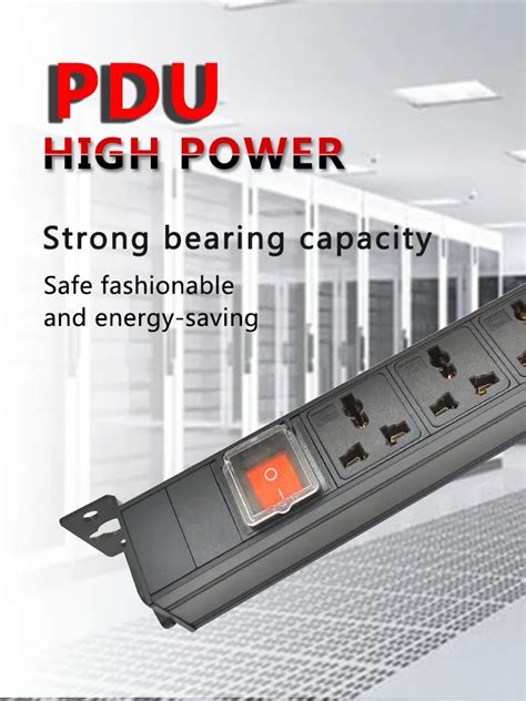 Desktop Socket C14 Port Pdu Power Strip Hidden Office Electrical Joojoobees