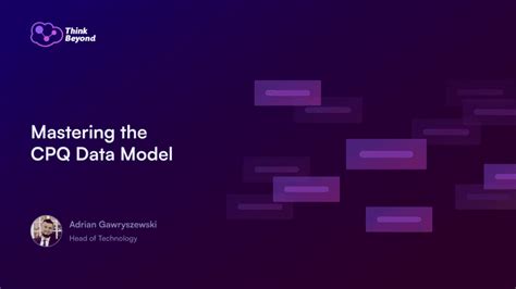Mastering The Cpq Data Model