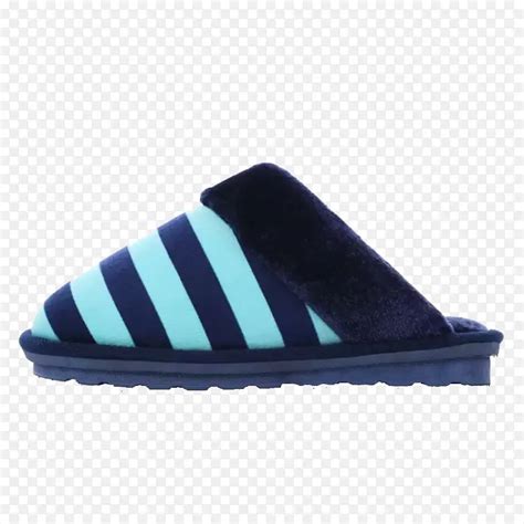 蓝色条纹侧面毛毛鞋png图片素材下载 图片编号9461964 Png素材网
