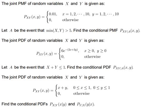 Solved The Joint PMF Of Random Variables X And Y Is Given Chegg