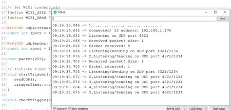 Esp8266 Udp Broadcast Timer For Trigger Message Networking
