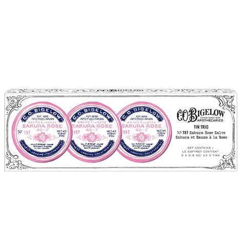 Co Bigelow Sakura Rose Salve Tin Trio