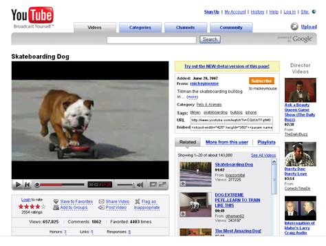 20 Years Of Youtube Website Design History 39 Images Version Museum