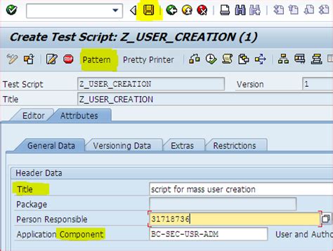 Creating Mass User Using ECATT Script SAP Community