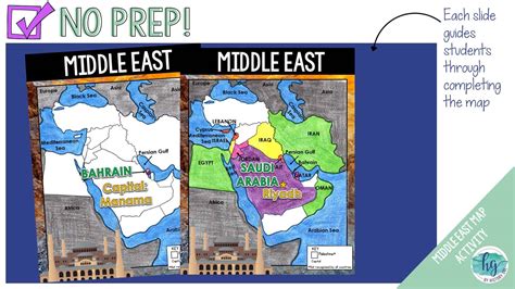 Middle East Map Labeled