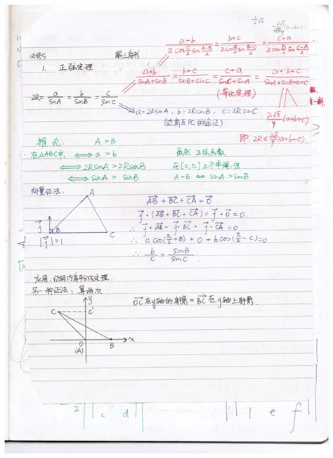5高中数学错题笔记解三角形西北工大附中理科学霸2016高考状元笔记word文档在线阅读与下载无忧文档