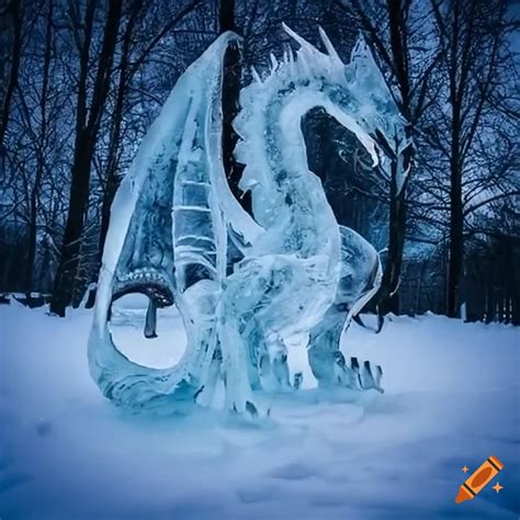 Dragon Ice Sculpture