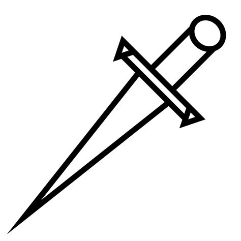 Dagger Icon Design Vector Template 34536636 Vector Art At Vecteezy Dagger Icon Design Vector Template 34536636 Vector Art At Vecteezy