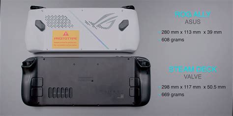 La Consola Asus Rog Ally Es Real El Doble De Potente Que La Steam Deck