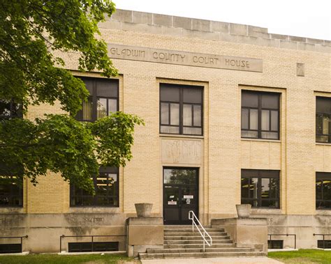 Gladwin County Courthouse Gladwin Michigan Stock Images Photos